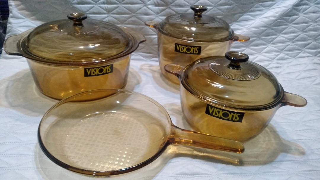 Vision Glass Cooking Ware, Furniture & Home Living, Kitchenware ...