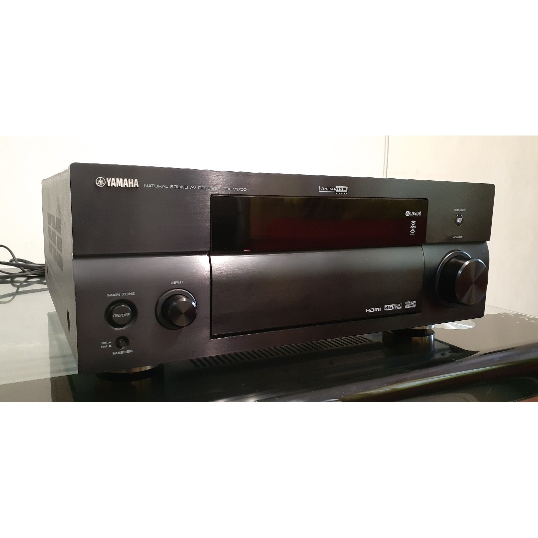 YAMAHA RX-V1700 7.1 Channel / 130Watts per Channel Audio Video Receiver ...