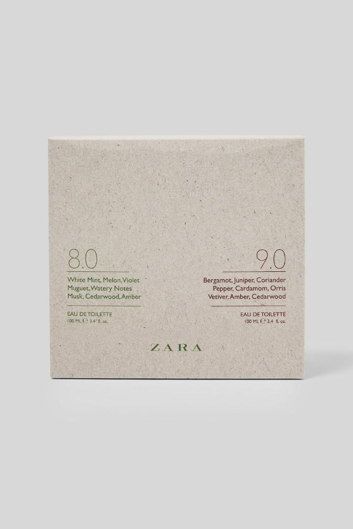 ZARA 8.0 Edt + 9.0 Edt Eau de Toilette Duo Scent Set, Beauty & Personal Care, Fragrance ...