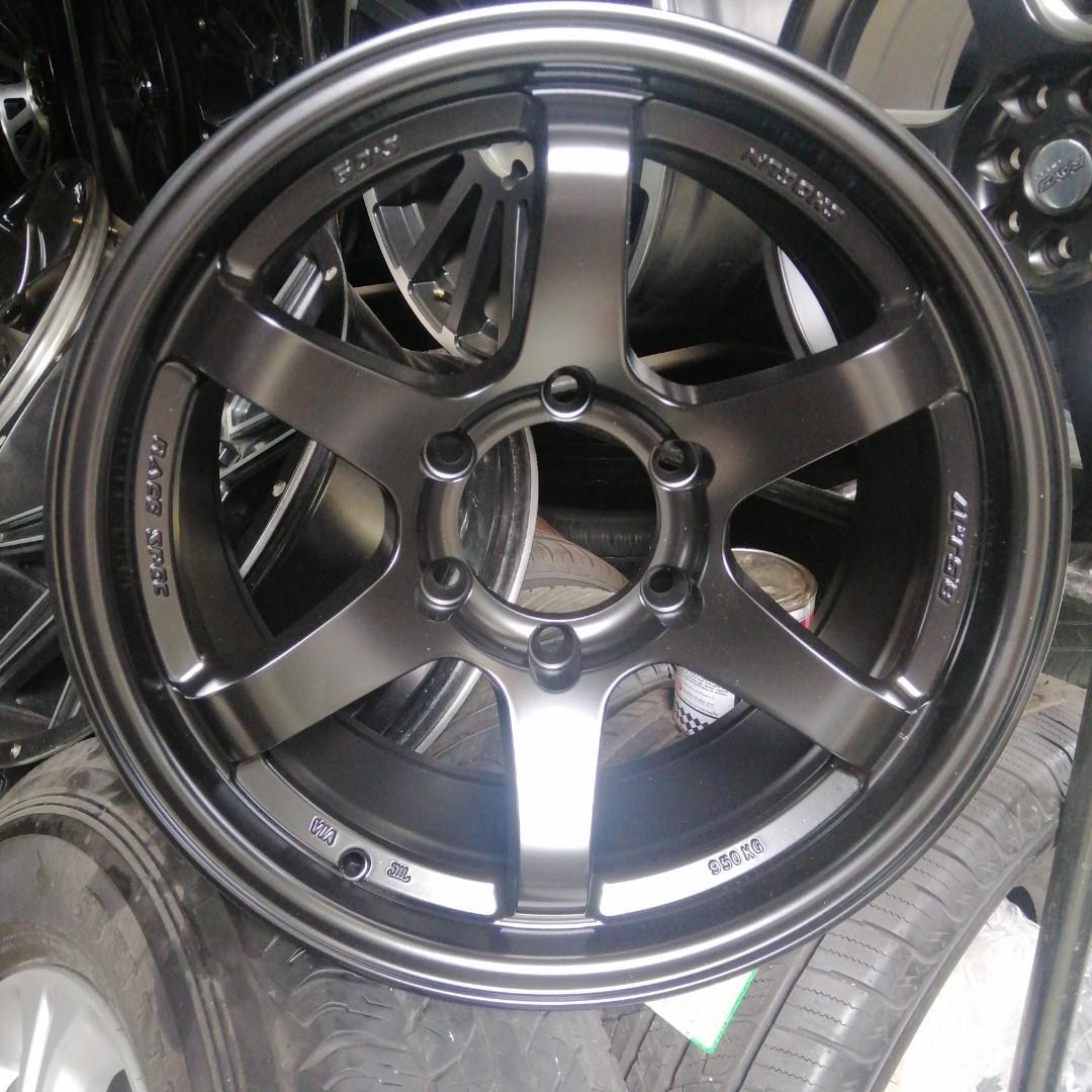 17 inch Volk Rays TE37 Rota GRID design Mag wheels 6x139pcd 20offset Matt Black BNEW on Carousell