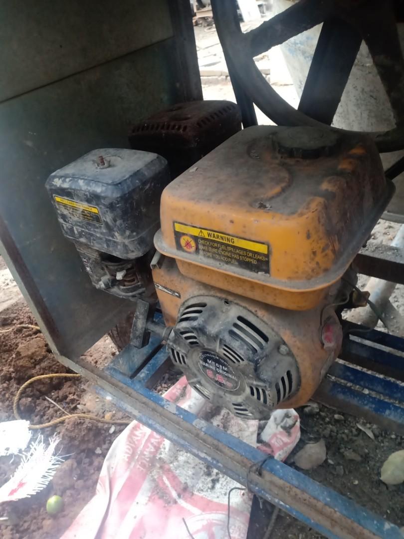 1 bagger Concrete Mixer 6.8HP Engine motor for sale, Commercial ...