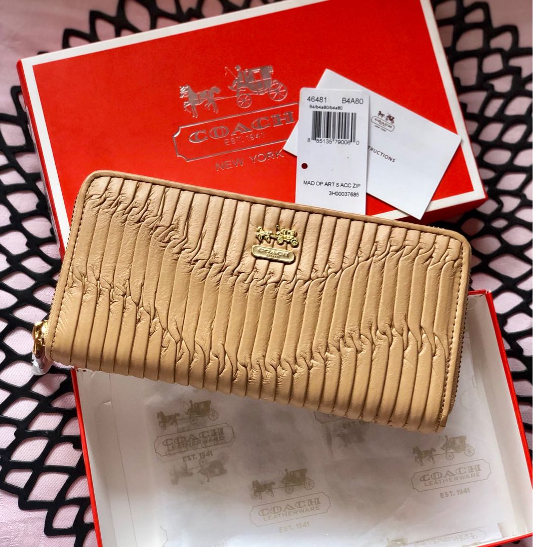 AUTHENTIC COACH MADISON WALLET, Luxury, Bags & Wallets on Carousell