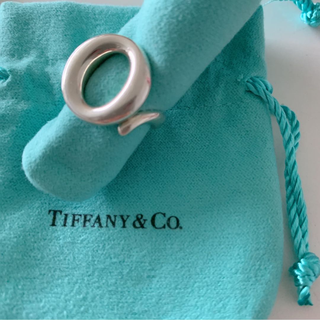 Authentic Tiffany and Co Sterling Silver Elsa Peretti Sevillana O Ring ... Authentic Tiffany and Co Sterling Silver Elsa Peretti Sevillana O Ring ...