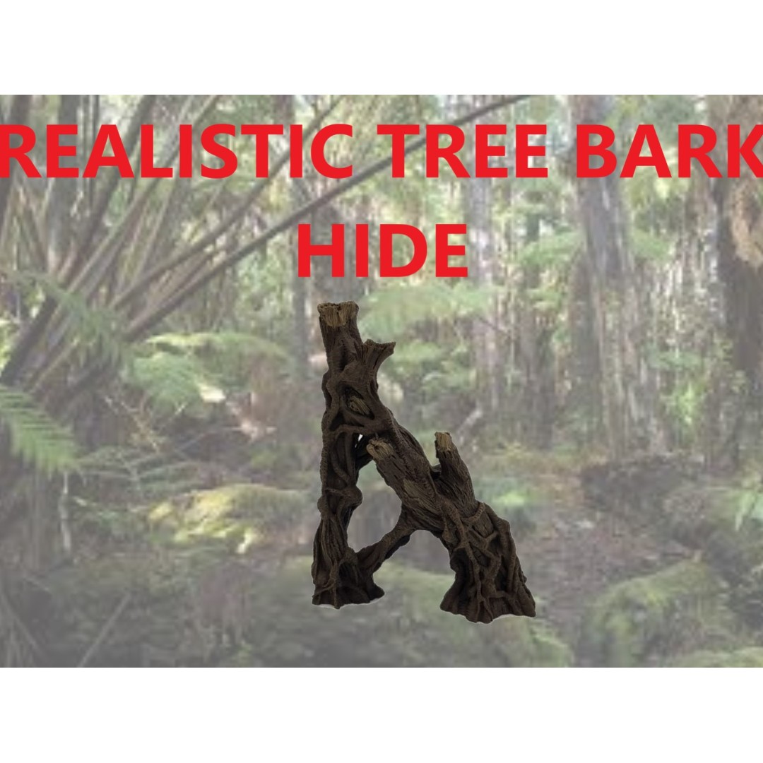 BN Realistic Tree Bark Hide S-870, Pet Supplies, For Small Animals, Pet ...