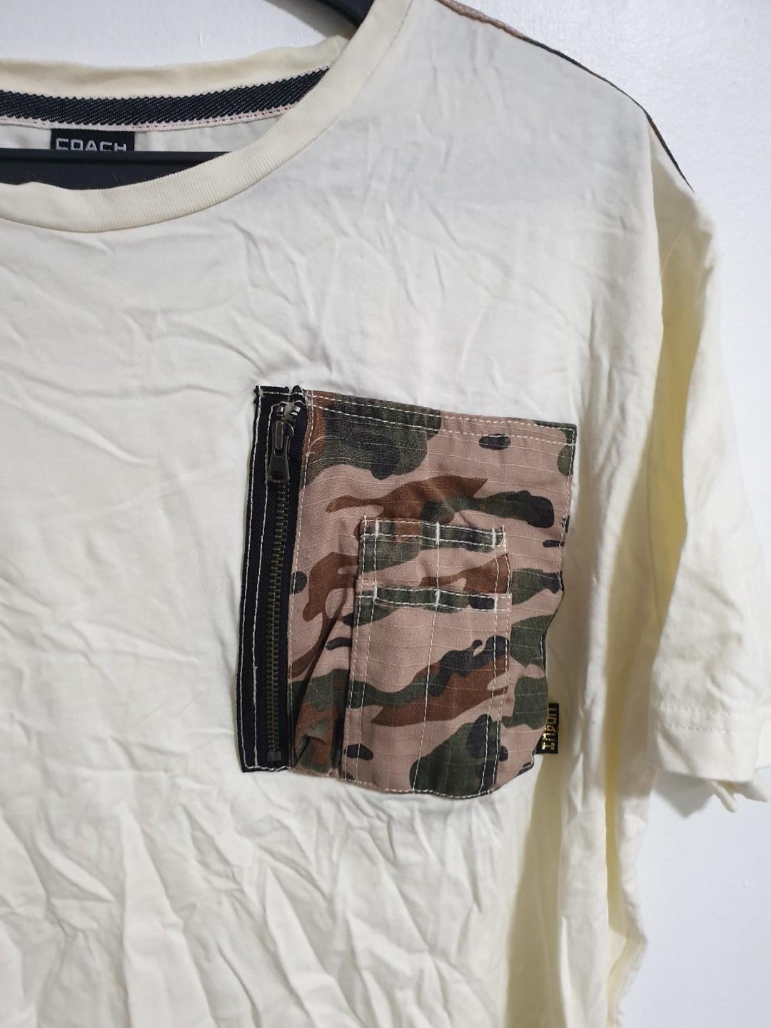 Coach Large Pocket Tee, Men's Fashion, Tops & Sets, Tshirts & Polo ...