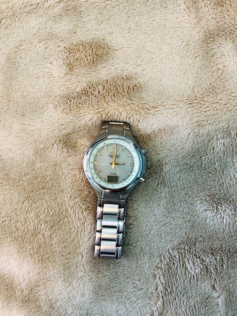 Elgin USA Radio Controlled Solar Drive watch, Men's Fashion, Watches ...