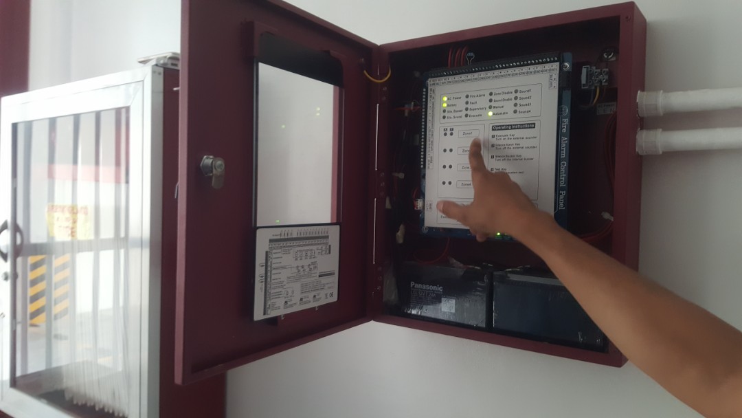 FDAS Fire Detection Alarm System, Commercial & Industrial, Construction ...