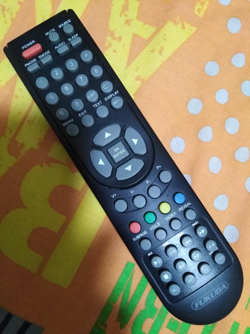 Fukuda Remote Control for TV Original, TV & Home Appliances, TV ...