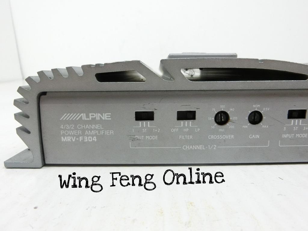 Genuine JDM Alpine V12 Expert 4ch Channel Power Amplifier MRV-F304 ...
