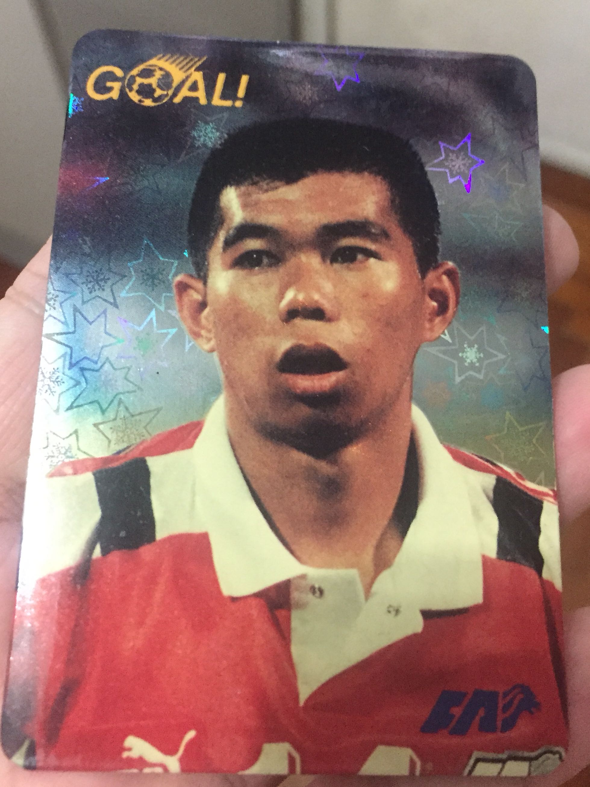 Goal! Card sticker Steven Tan footballer, Hobbies & Toys, Stationery ...