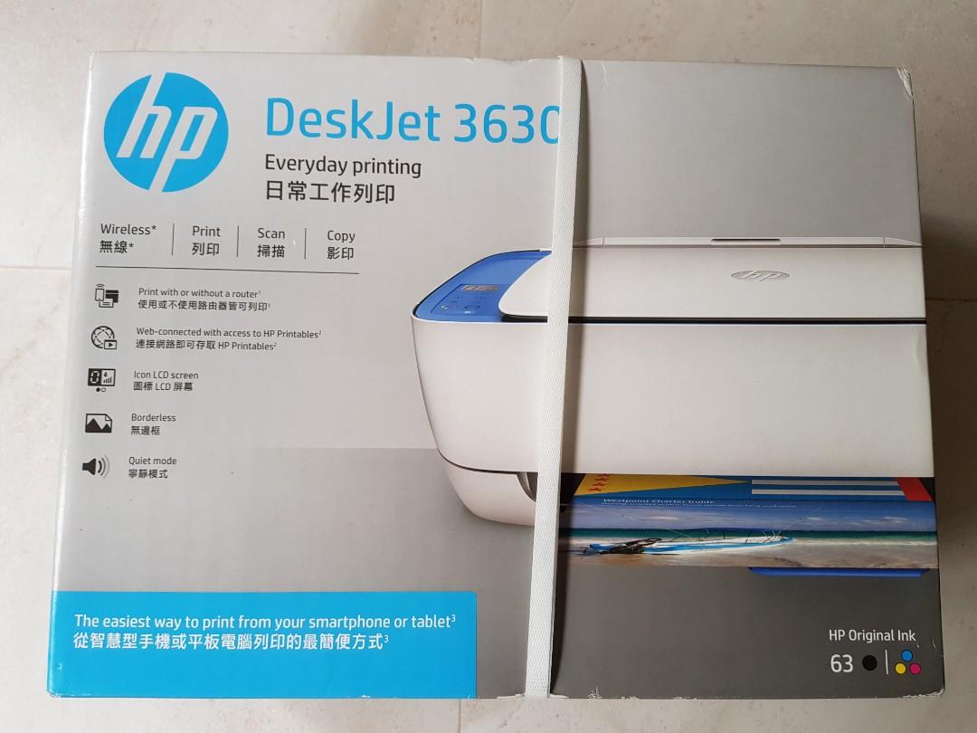HP Printer Deskjet 3630 Computers Tech Printers Scanners Copiers On Carousell
