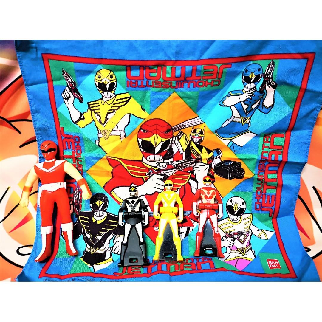Jetman ranger key with set with red mask, Hobbies & Toys, Toys & Games ...