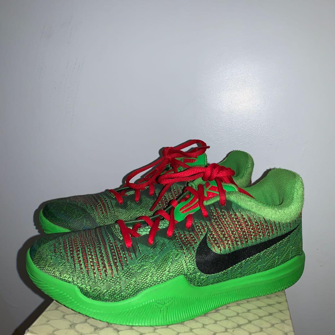 Kobe 9 "Grinch" "Mamba Rage", Men's Fashion, Activewear on Carousell