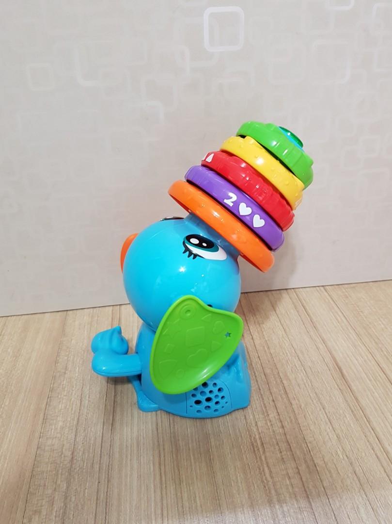 Leapfrog Stack& Tumble Elephant, Hobbies & Toys, Toys & Games on Carousell