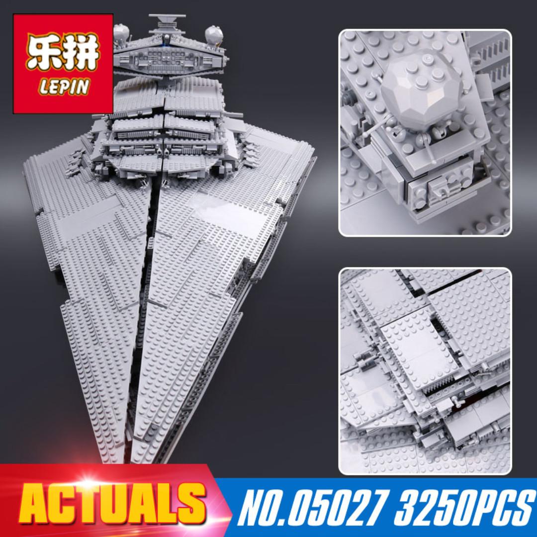 Lepin Lego Star Wars Imperial Super Star Destroyer Star Space Battle ...
