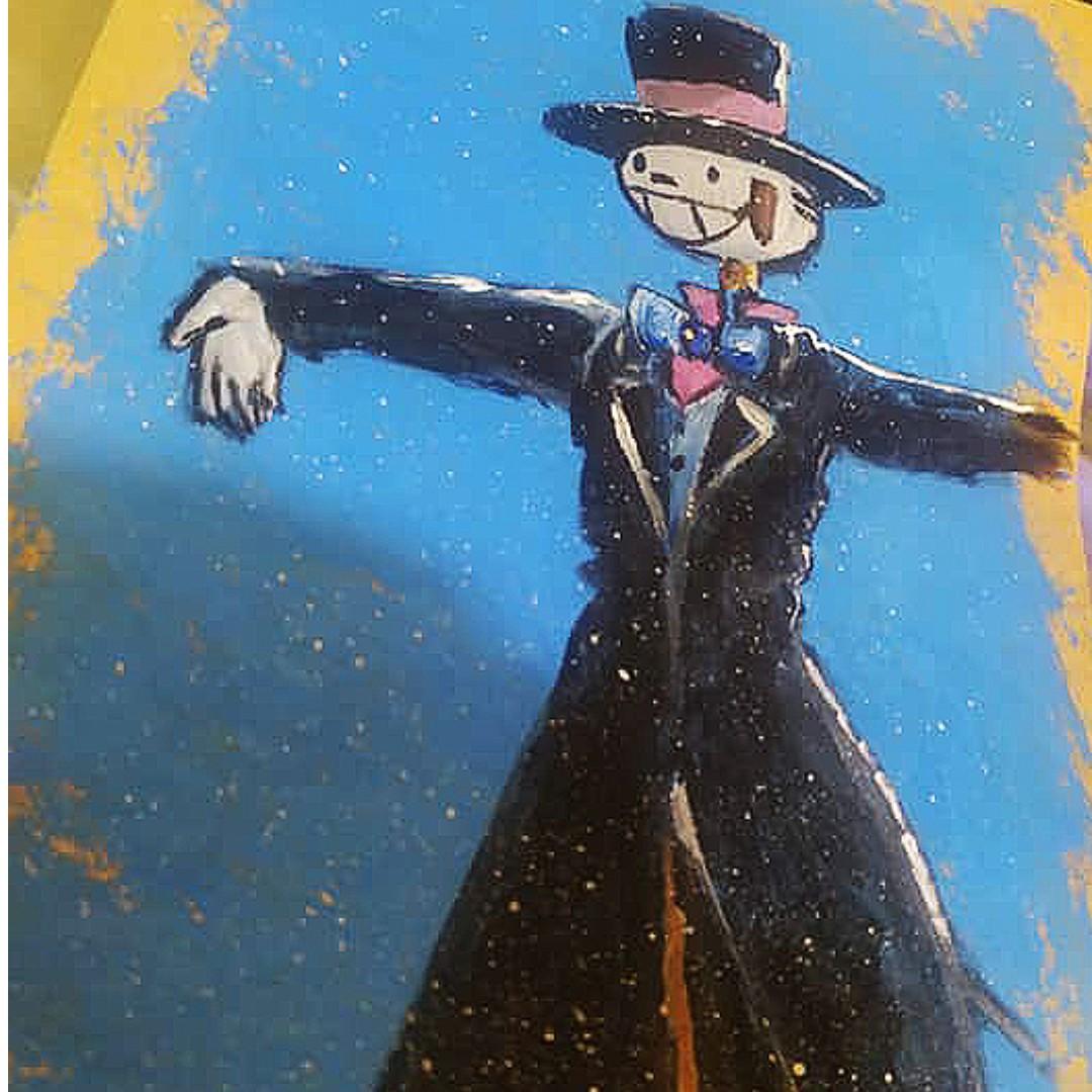 Mr. Turnip Head - Acrylic Painting, Hobbies & Toys, Stationary & Craft ...