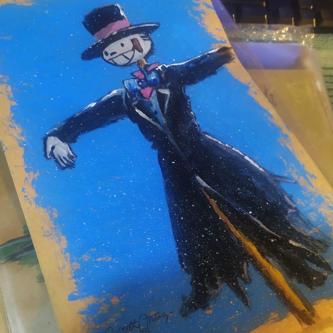 Mr. Turnip Head - Acrylic Painting, Hobbies & Toys, Stationary & Craft ...