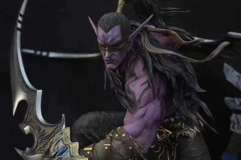 [PO] BREAKING DAWN Studio Warcraft Statue Demon Hunter, Hobbies & Toys ...