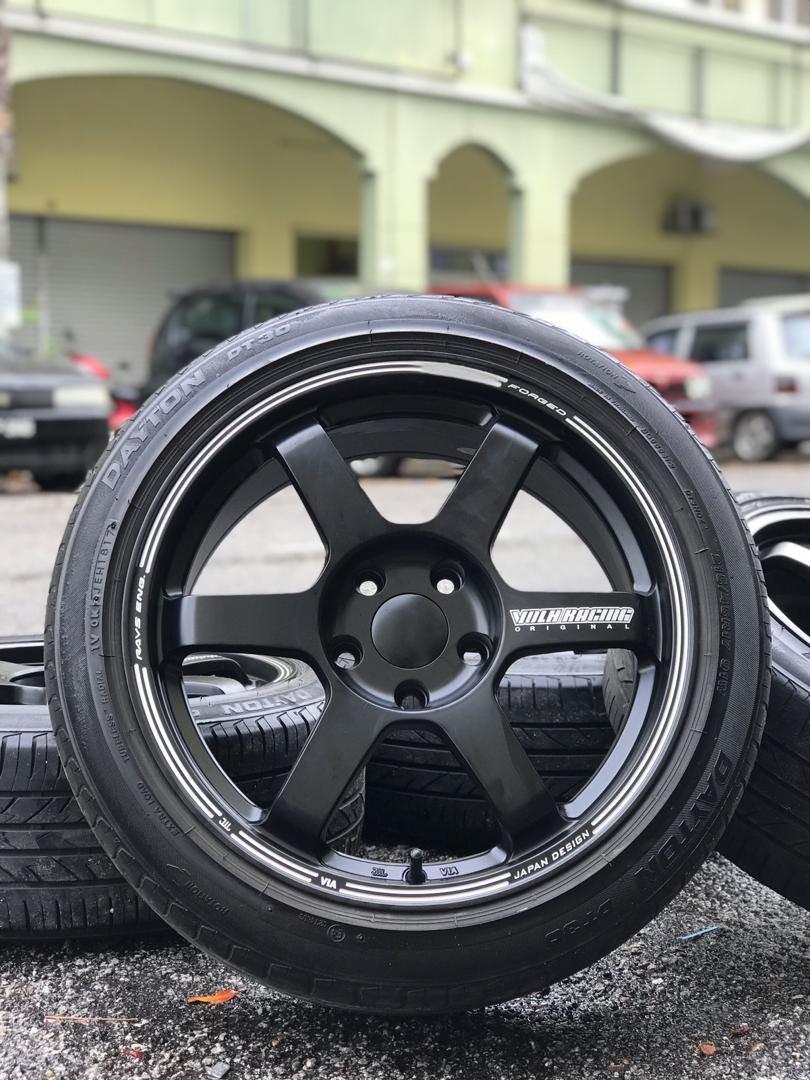 rays te37 ultra 17 inch sports rim civic fd tyre 70%, Auto Accessories ...