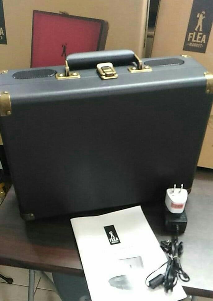 Retro Vintage Briefcase Suitcase Turntable with USB Recording of Vinyl ...