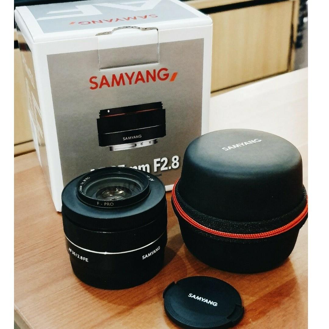 Samyang AF 35mm f/2.8 FE for Sony E mount /w B+W UV Filter, Photography ...
