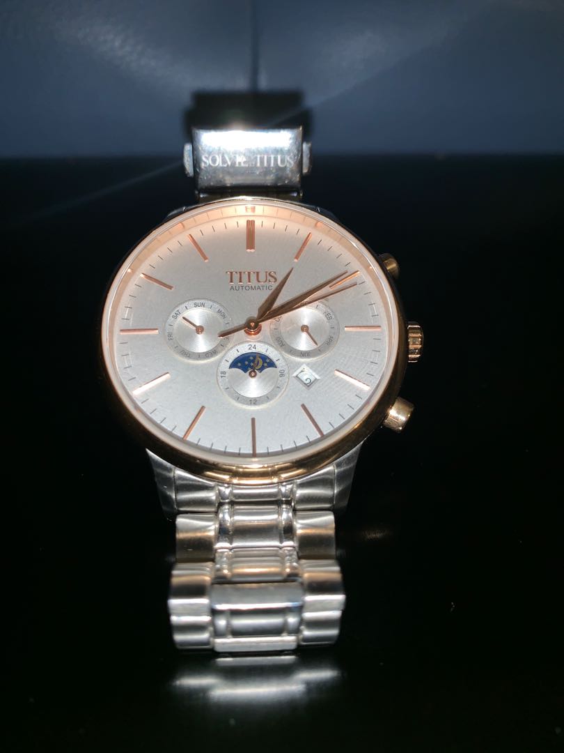 Solvil Titus Automatic Watch, Men's Fashion, Watches & Accessories ...