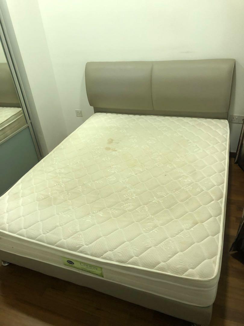 Used bed for sales, Furniture & Home Living, Furniture, Bed Frames ...