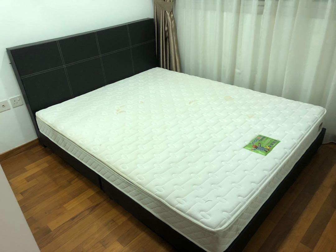 Used bed for sales, Furniture & Home Living, Furniture, Bed Frames ...