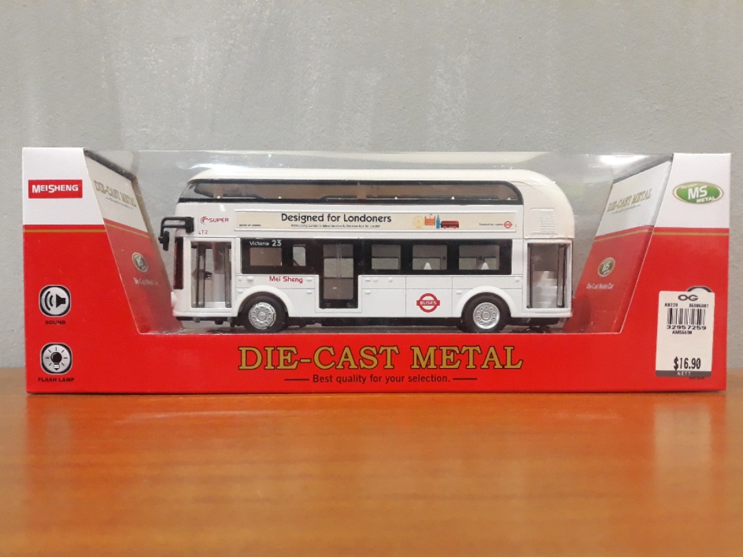 White London Bus (NB4L), Hobbies & Toys, Toys & Games on Carousell