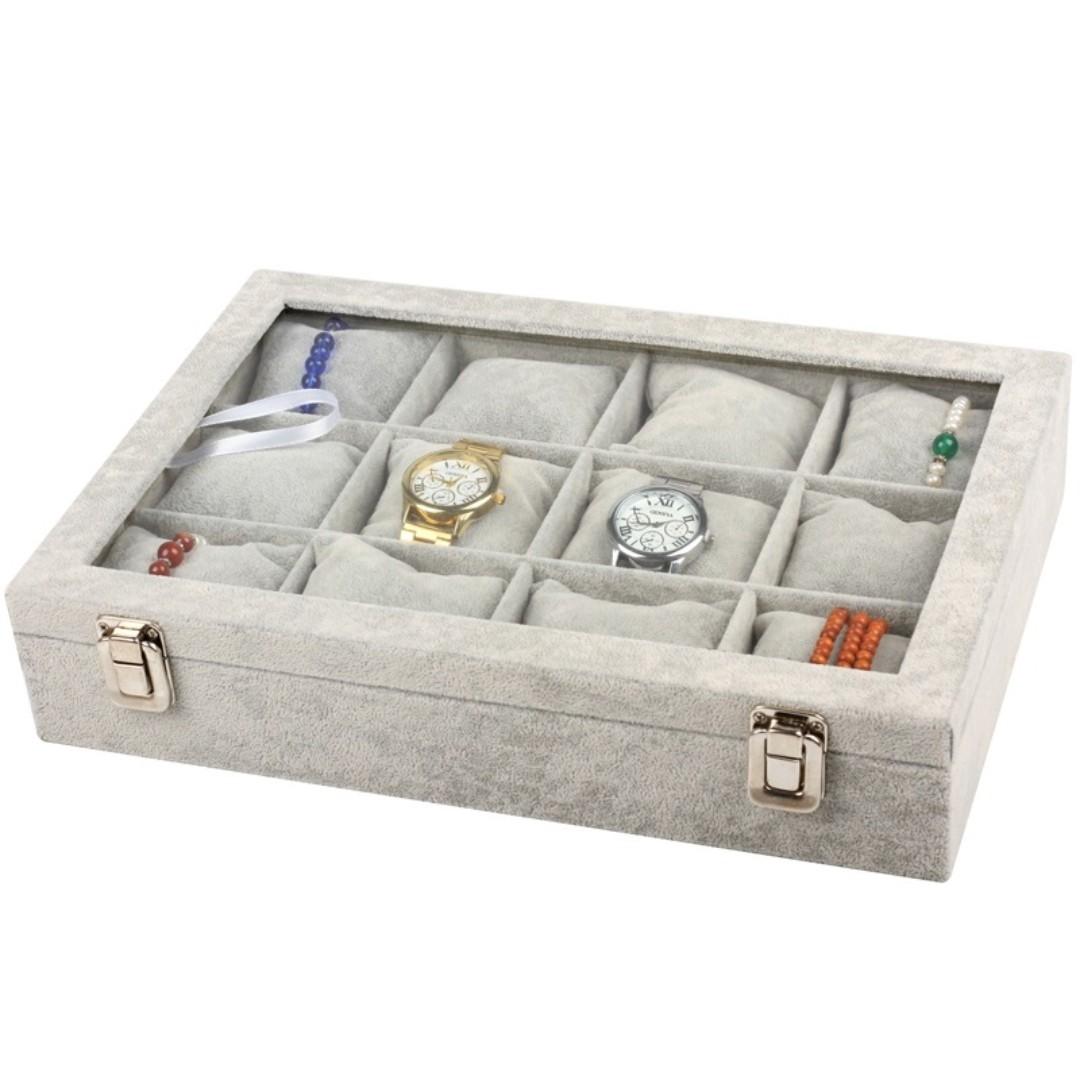 12 compartments storage display box - Ready stock!, Luxury, Watches on ...
