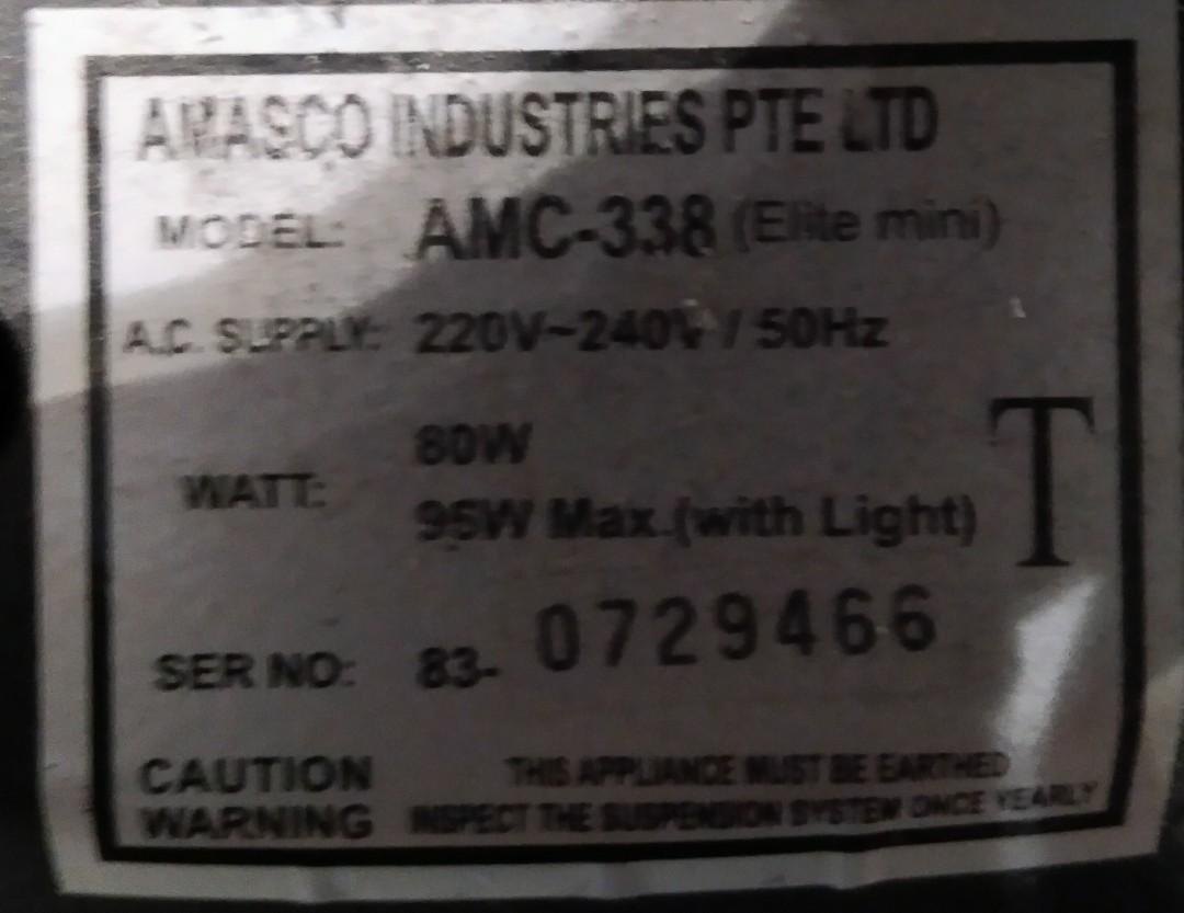 Amasco DC Ceiling fan 46", Furniture & Home Living, Lighting & Fans ...