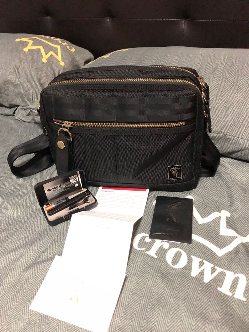 Authentic Porter International New Heat Sling Bag, Men's Fashion, Bags, Sling Bags on Carousell
