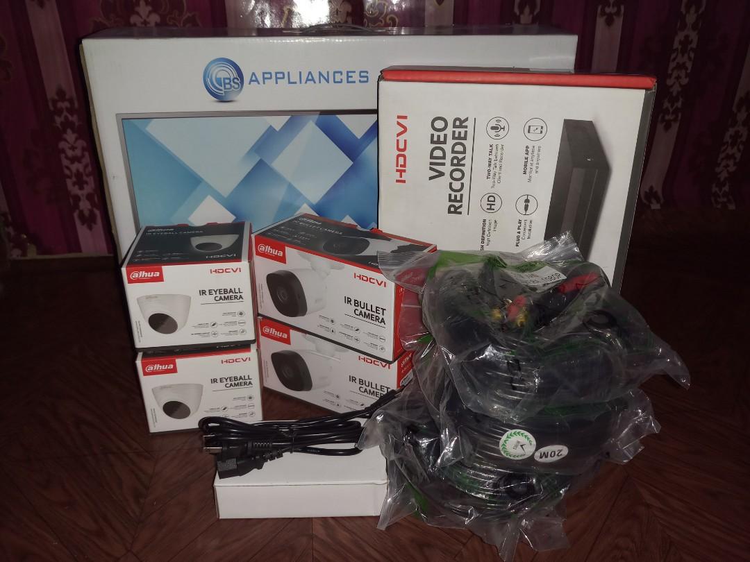 Cctv 4 channel package free installation, Furniture & Home Living ...