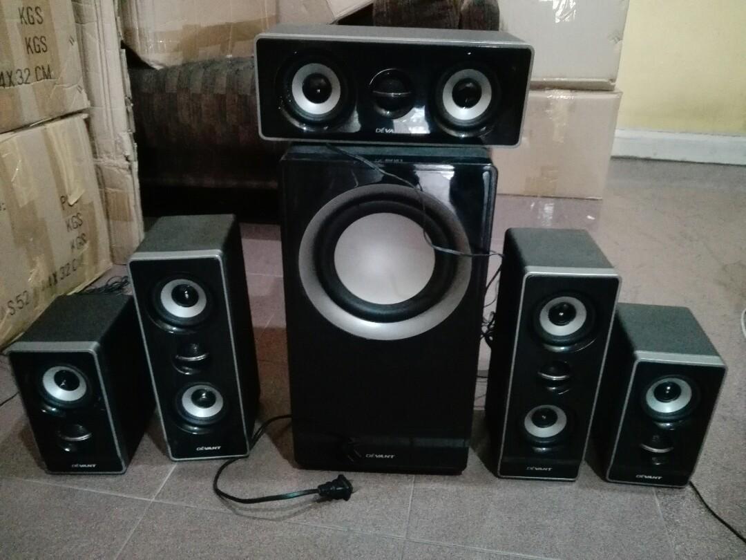 Devant DV-5130 Home Theater and Multimedia Speaker System, Audio ...