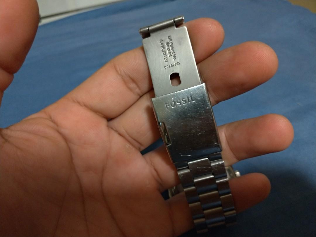 Fossil watch*FS 5048 breaker diver blue dial steel for men, Men's ...