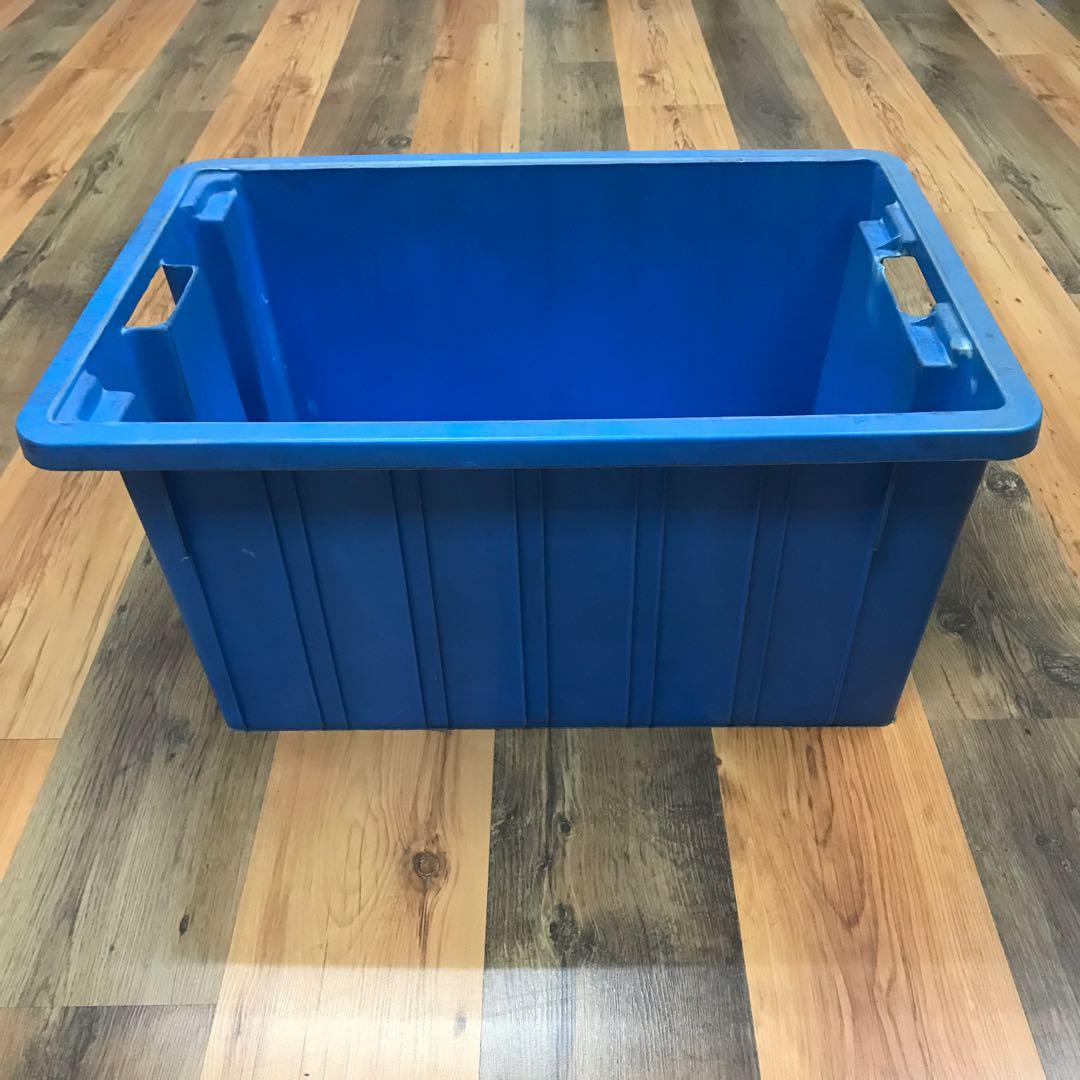 [Clear by 30Sep!] Huge Plastic Storage Tub Container, Furniture & Home ...