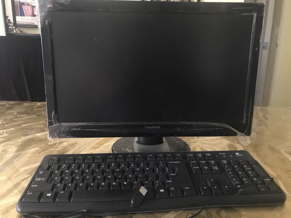 Keyboard and monitor, Electronics, Computer Parts & Accessories on ...