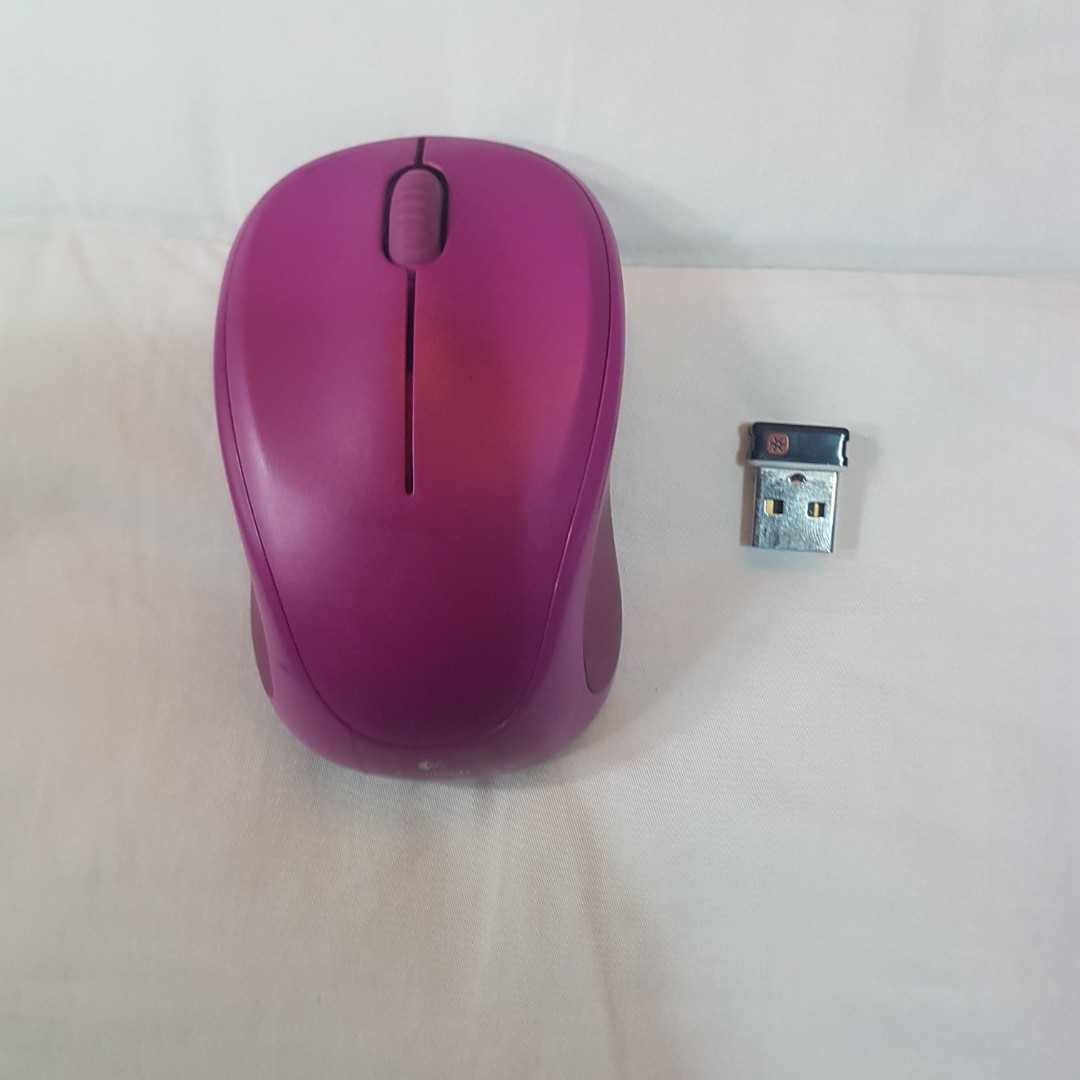 Logitech Wireless Mouse (Purple), Computers & Tech, Parts & Accessories ...
