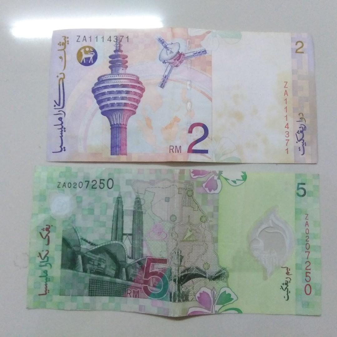 The Z Series_RM2 & RM5 & RM10_Old Note_Duit Lama_Satu Ringgit_Dua ...