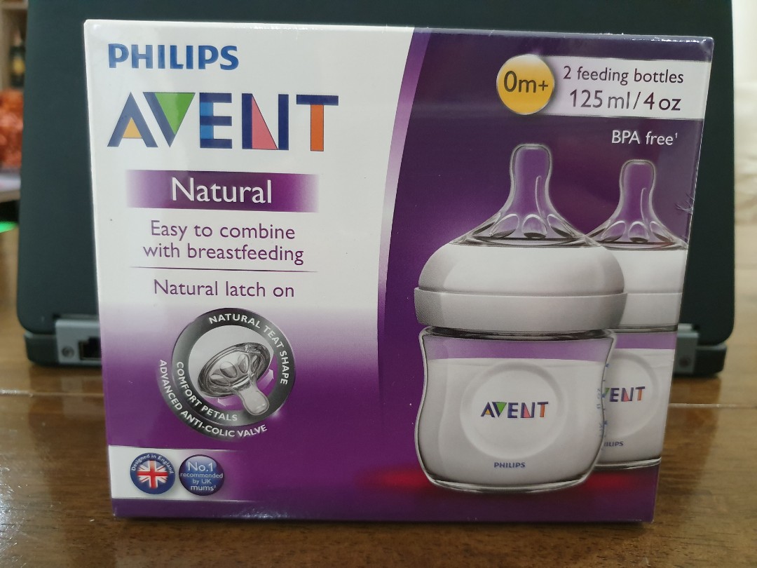 Philips Avent Natural 125ml bottles, Babies & Kids, Nursing & Feeding, Breastfeeding & Bottle ...