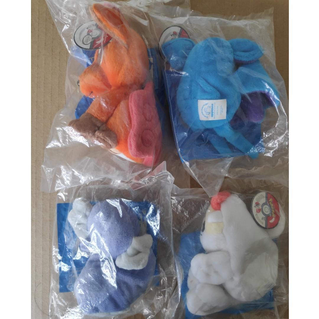 Rare KFC Pokemon Special Edition Plush 4 complete set Sealed [AF-Plush ...