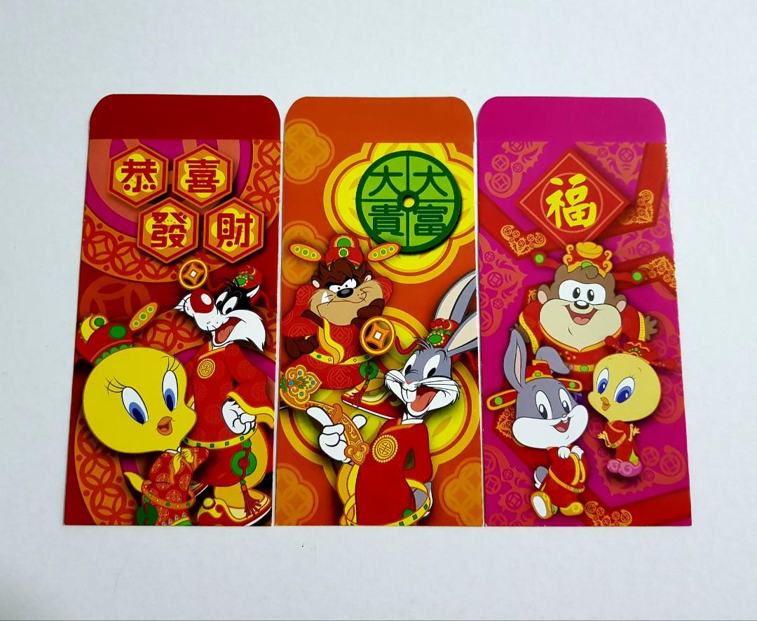 Red Packet / Ang Pow / Ang Pao Looney Tunes, Hobbies & Toys, Stationery ...