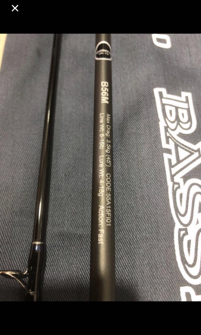 Shimano Basstera EV BC rod model B56M, Sports Equipment, Fishing on ...
