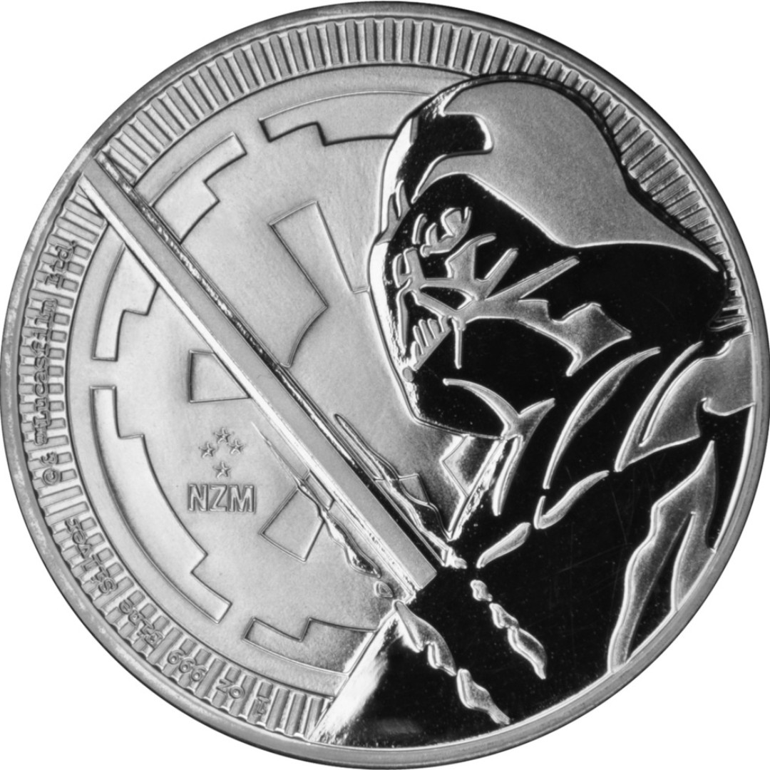 (SOLD OUT) STAR WARS DARTH VADER LIGHTSABER SILVER COIN IN BU condition ...