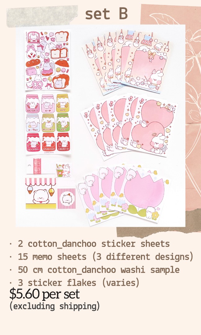 Sticker set B, Hobbies & Toys, Stationery & Craft, Stationery & School ...