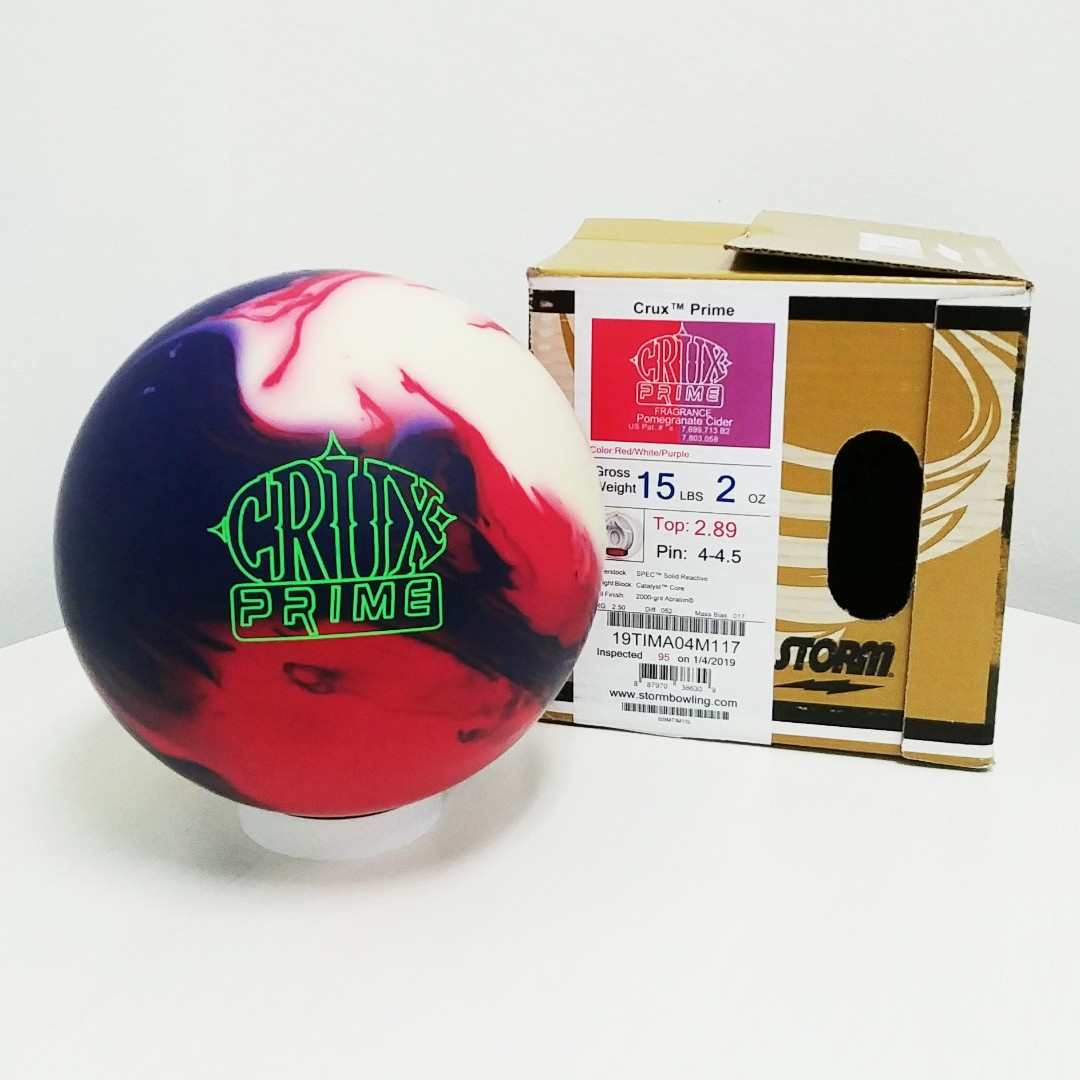 Storm Crux Prime Bowling Ball 15lbs, Sports Equipment, Sports & Games ...