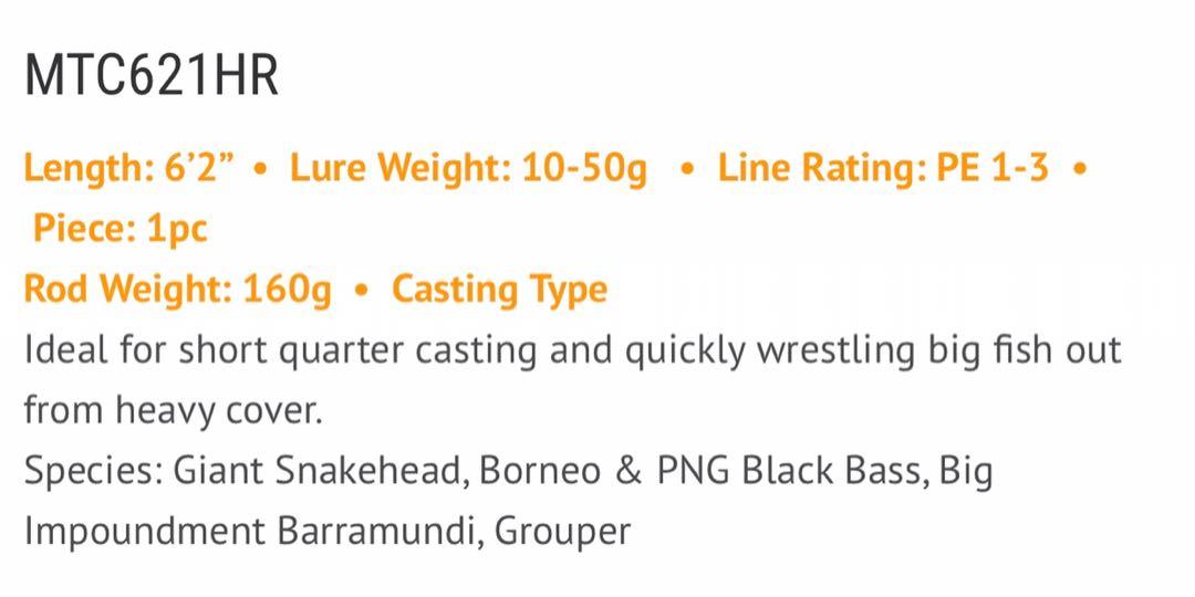 Fishing Rod- Storm Monstar, Sports, Sports & Games Equipment on Carousell