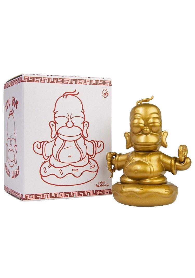 The Simpsons 3-inch Golden Homer Buddha by Kidrobot collectible ...