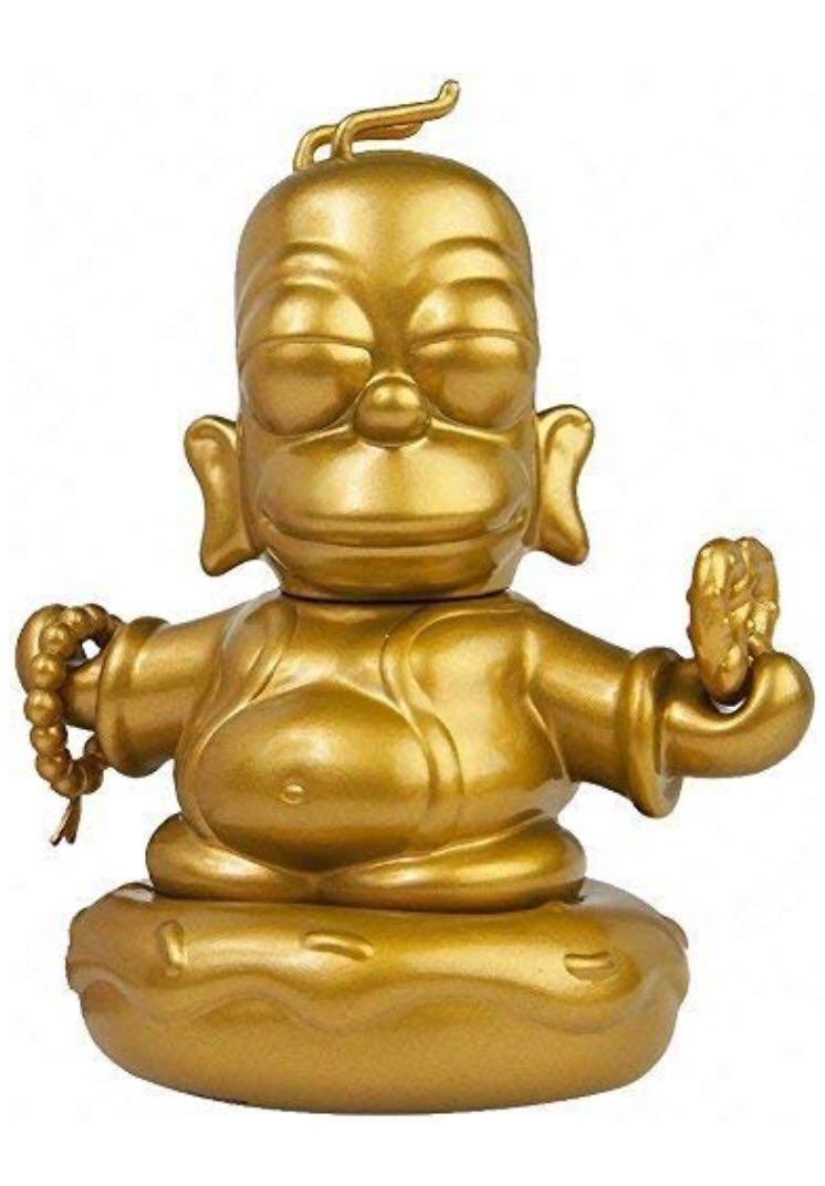 The Simpsons 3-inch Golden Homer Buddha by Kidrobot collectible ...