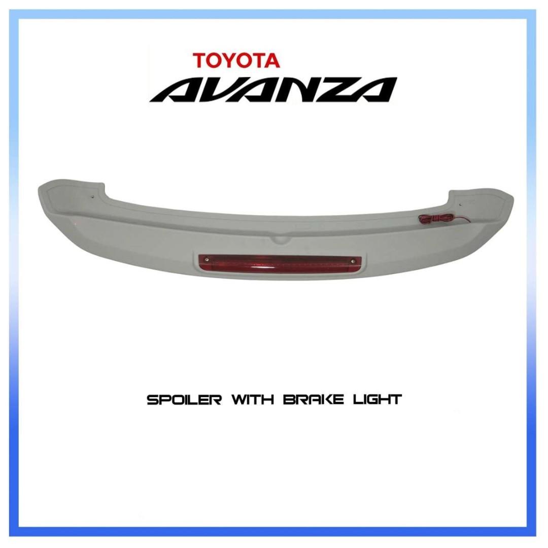 WY-005 Toyota Avanza 2012-2018 Spoiler With LED Rear Trunk Wing ...